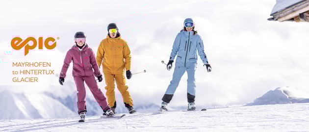 Epic Pass - skiing from Mayrhofen to Hintertux Glacier