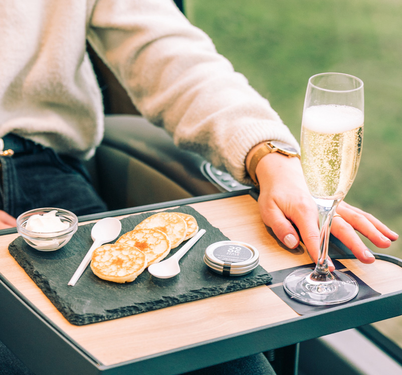 Onboard catering service