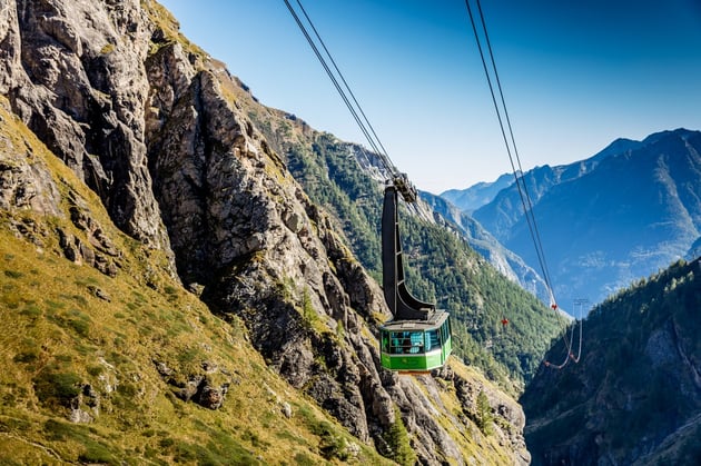 Cable car ride San Carlo – Robiei
