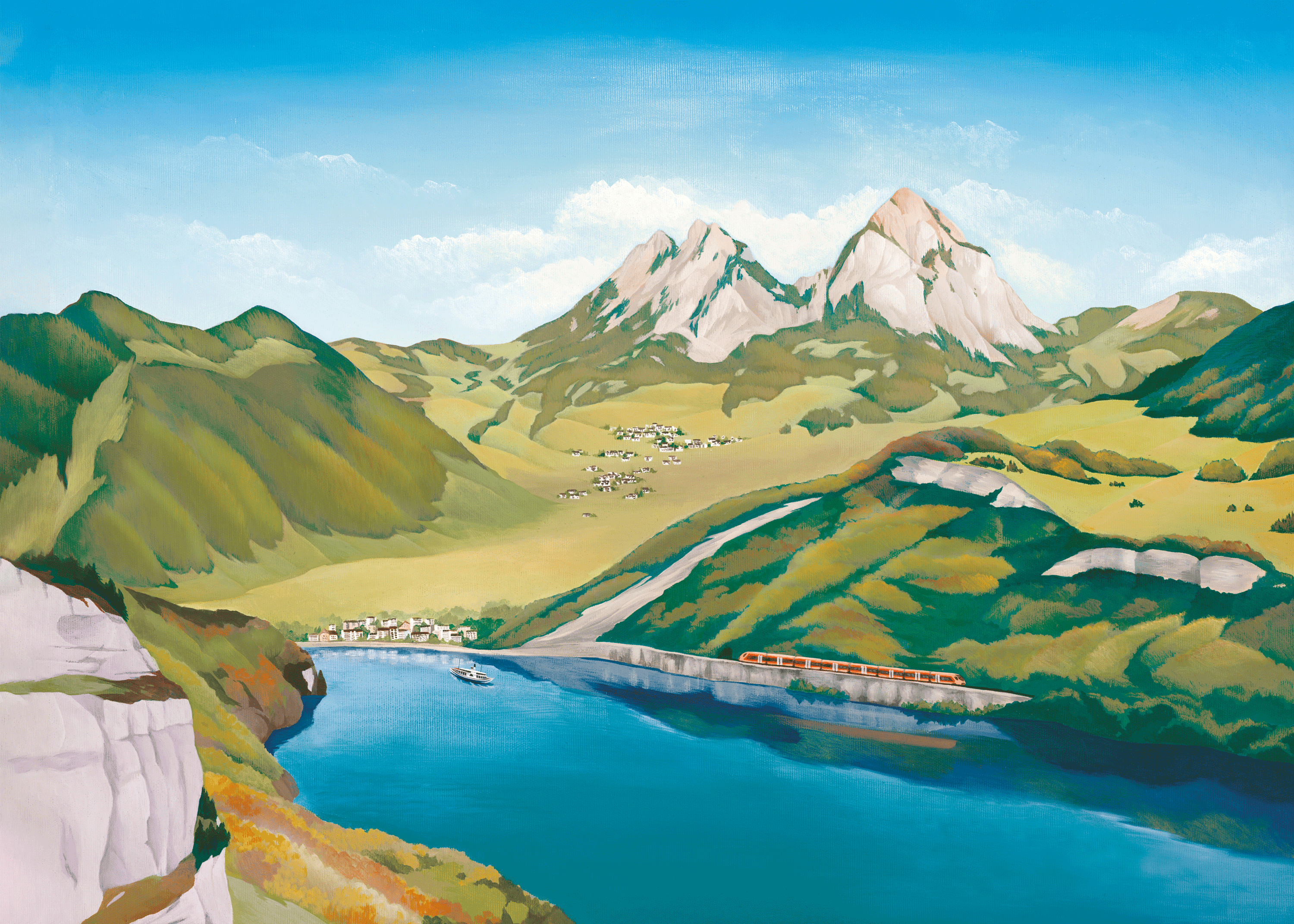 Voralpen-Express − mit dem Zug von Luzern−St. Gallen − SOB