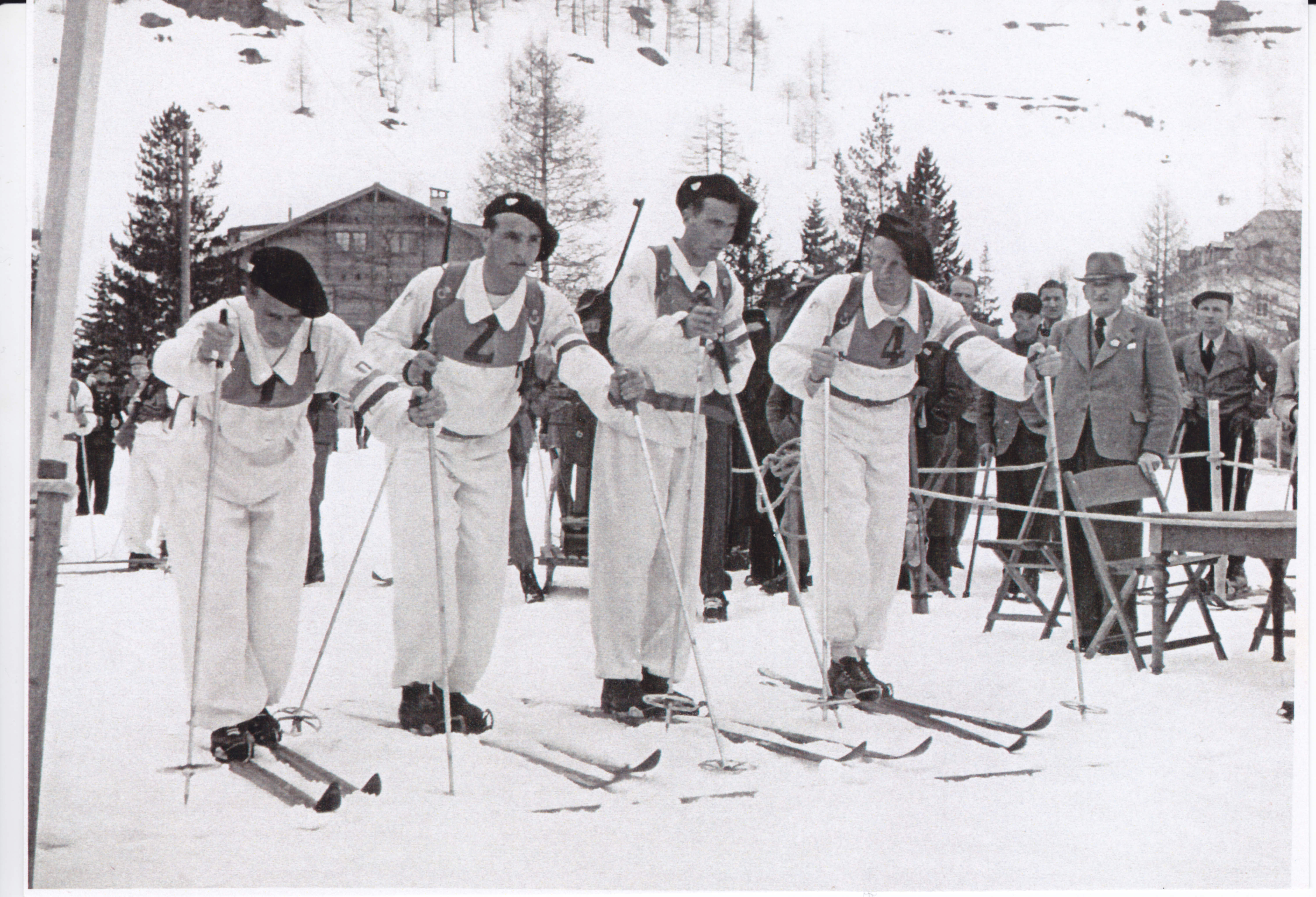 Ein Skirennen ohne Neuschnee
