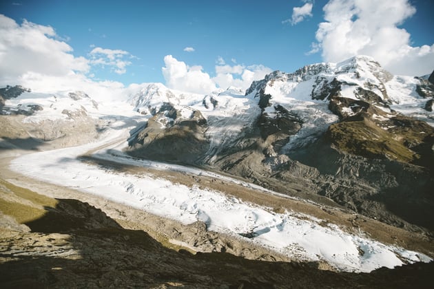 The Gorner Glacier through the ages